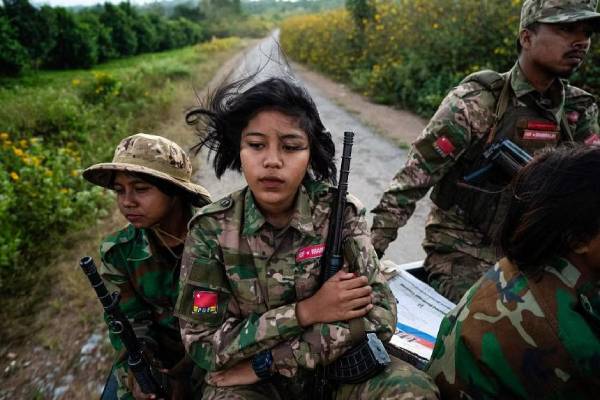 'I'm a Mandalay girl': teenage soldier fights on Myanmar's front lines ...