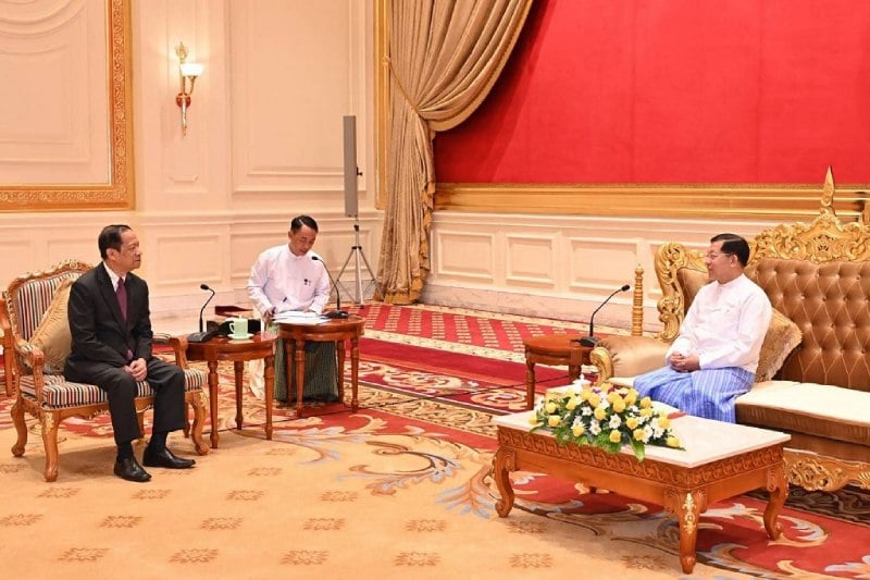 Myanmar leader meets with ASEAN special envoy - ENG.MIZZIMA.COM