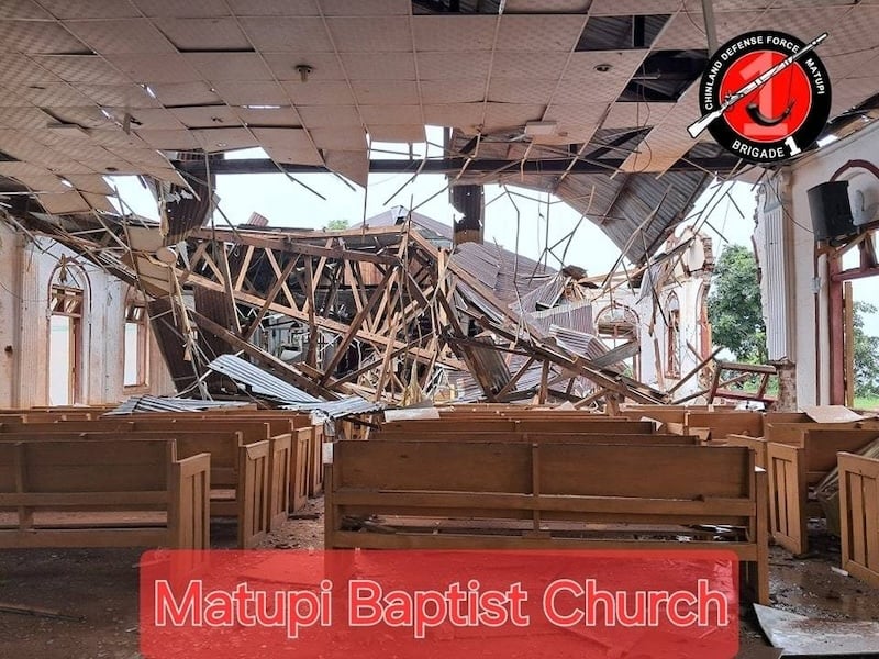 Junta targets religious buildings in Chin State’s Matupi Town - ENG ...