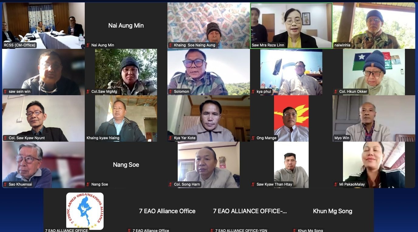 7 EAO Alliance pushes for inclusive dialogue amid escalating civil conflict - ENG.MIZZIMA.COM