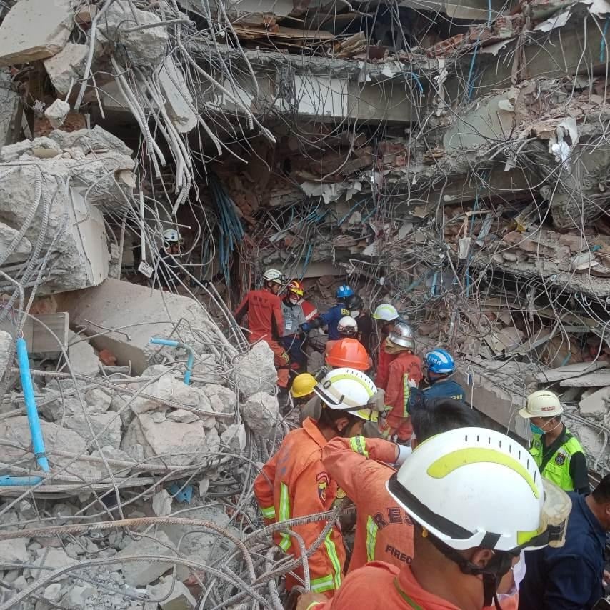 Five more bodies found under rubble of collapsed Sky Villa building in ...