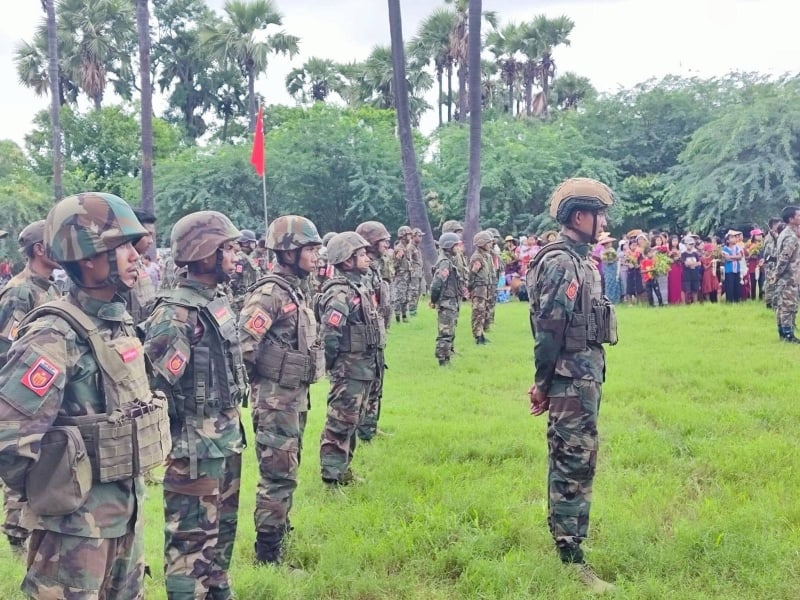 Myanmar junta airstrike destroys 20 homes in Kani Township village ...