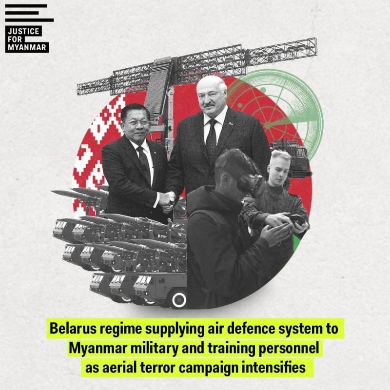 Belarus supplies air defence to Myanmar military as aerial terror ...