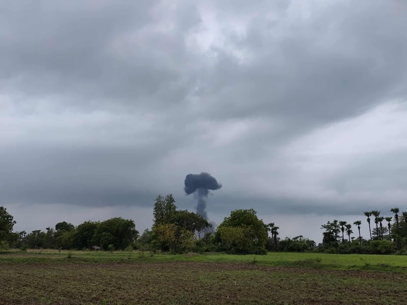 Myanmar junta jet fighter shot down in Pale, pilot killed amid ongoing ...