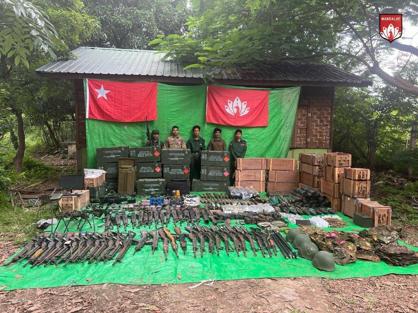 MDY-PDF claims capture of junta outposts near Mandalay, 16 soldiers detained - ENG.MIZZIMA.COM