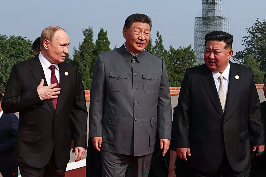 Kim, Putin at Xi's side for massive China military parade - ENG.MIZZIMA.COM