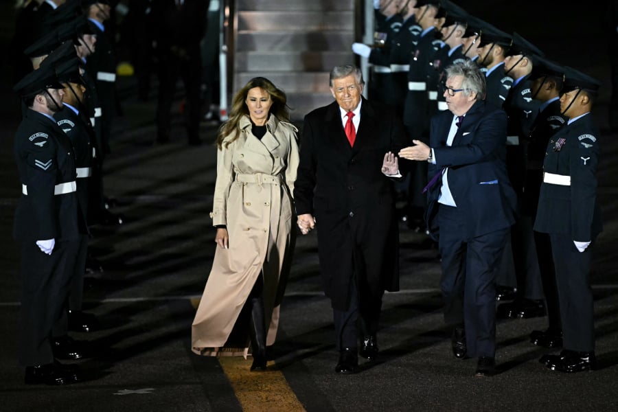 Trump arrives in UK for historic second state visit - ENG.MIZZIMA.COM