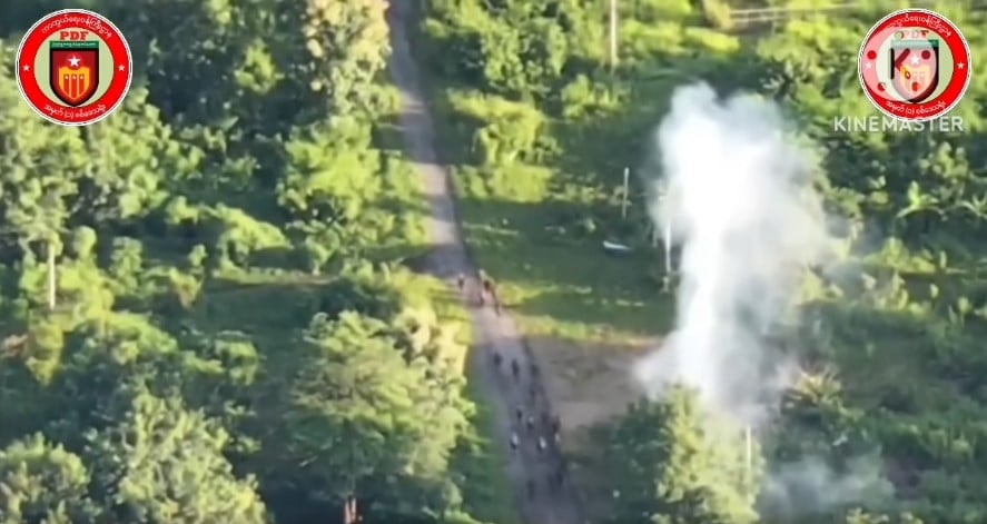 PDF drone strike kills at least ten Kathe armed group members in Kalay ...