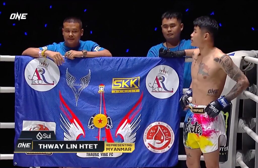 Myanmar One Championship fighters sponsored by Karen BGF leader’s ...