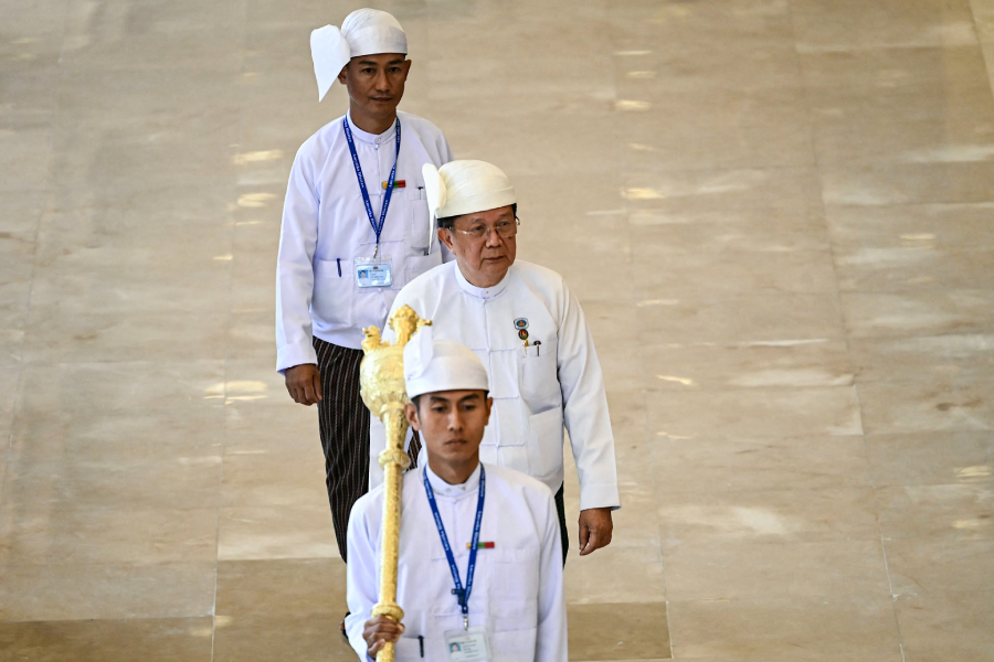 Sanctioned former Myanmar junta general Aung Lin Dwe appointed Speaker ...
