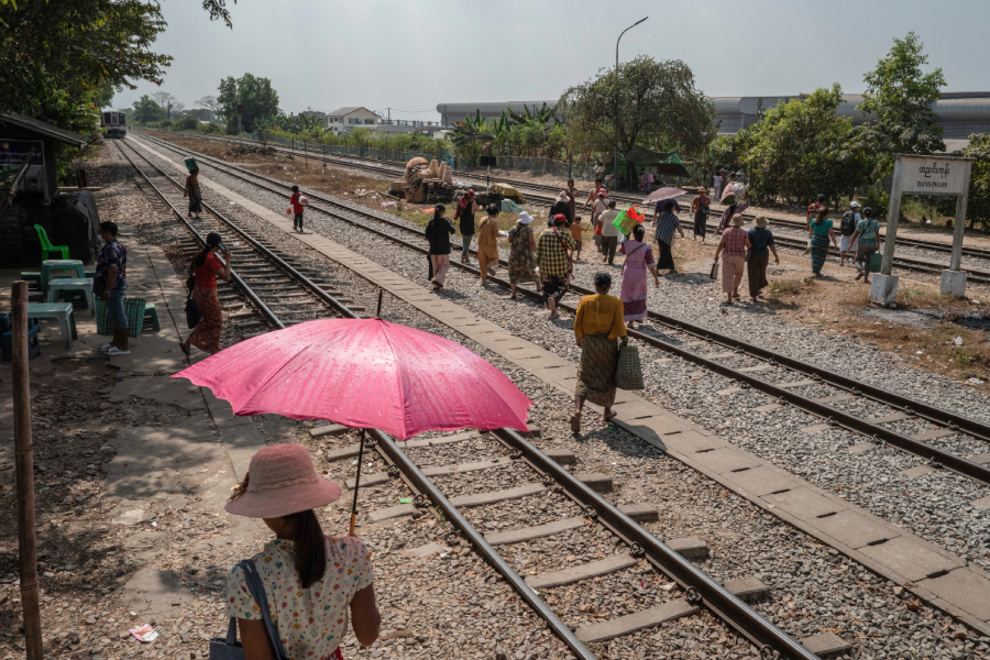 Myanmar junta pushes rail upgrades to bolster transport and economy ...